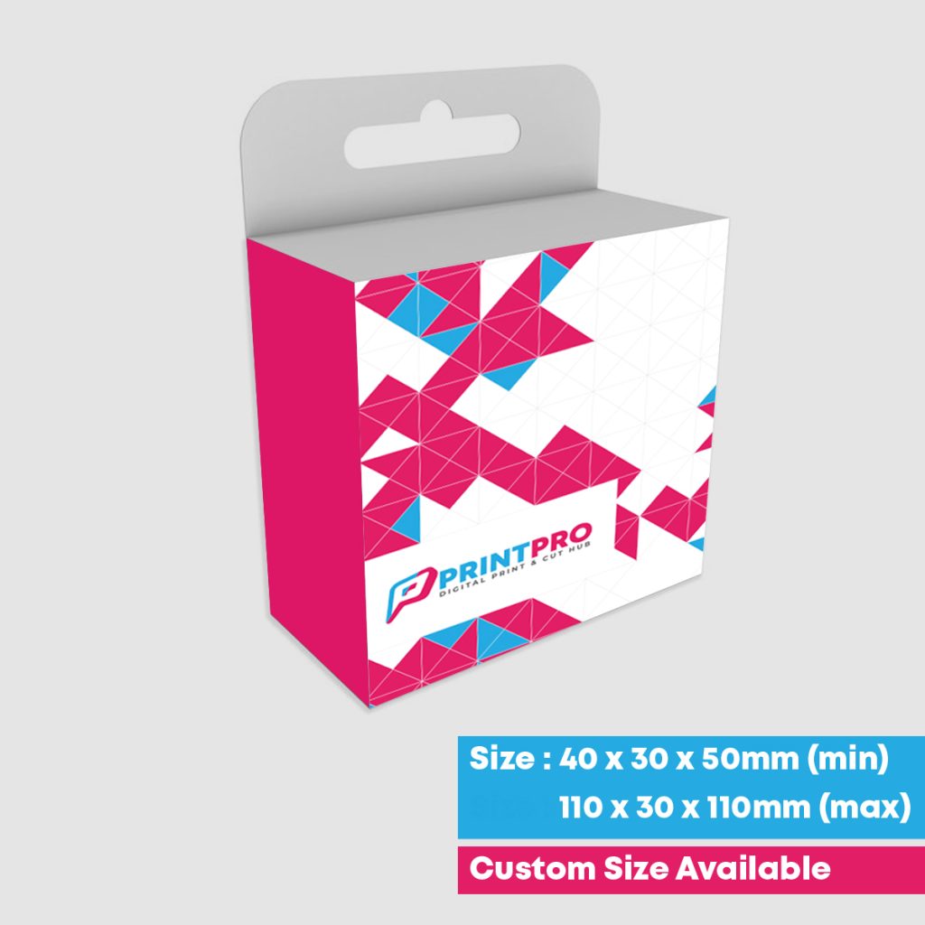 Packaging Box (Hanging Hole Box) - PrintPro